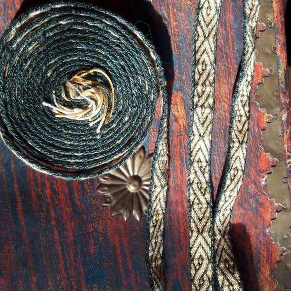 Silk Tablet Weaving Belt / Trim for Medieval or Fantasy Costume ...
