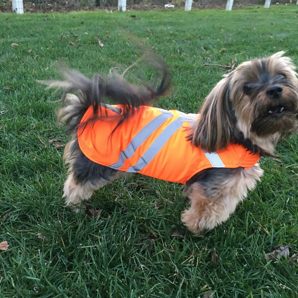 High Visibility Jacket - Hi Viz Dog Coat - Hi Vis Dog Coa - Reflective ...