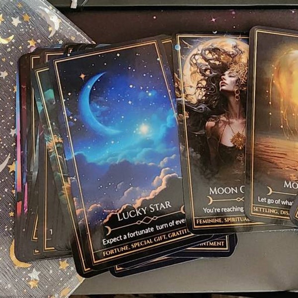 MOON Dreaming Oracle Deck (42 Cards) - Etsy