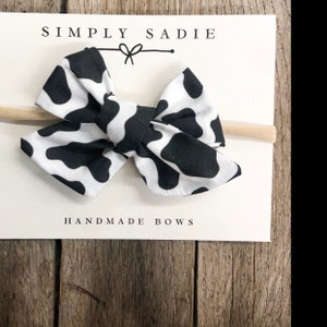 Cow Print Fabric Farm Coordinate Cow by Vannina Dairy Cow - Etsy