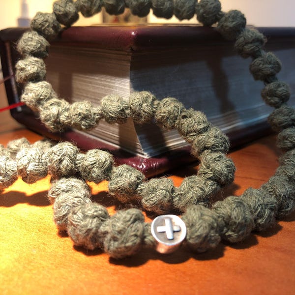 Thick 300 Knots Cotton Komboskini, Christian Orthodox Prayer Rope With ...