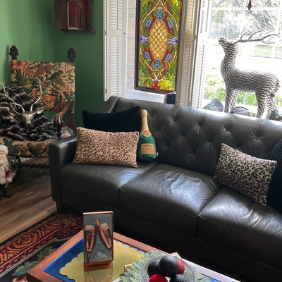 Jumbo Champagne Cushion by Wineplush - Etsy