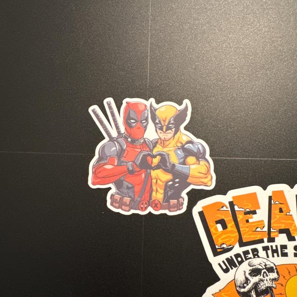 Deadpool and Wolverine Waterproof Sticker. - Etsy
