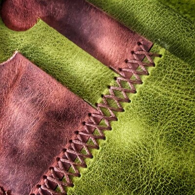 Oil Tanned Leather Red Thickness 14-16mm 3-4 Oz Pull - Etsy