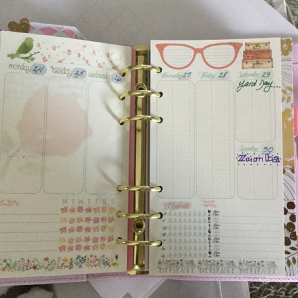 Planner Inserts | Agenda Inserts | Planner | Personal Size PRINTED ...
