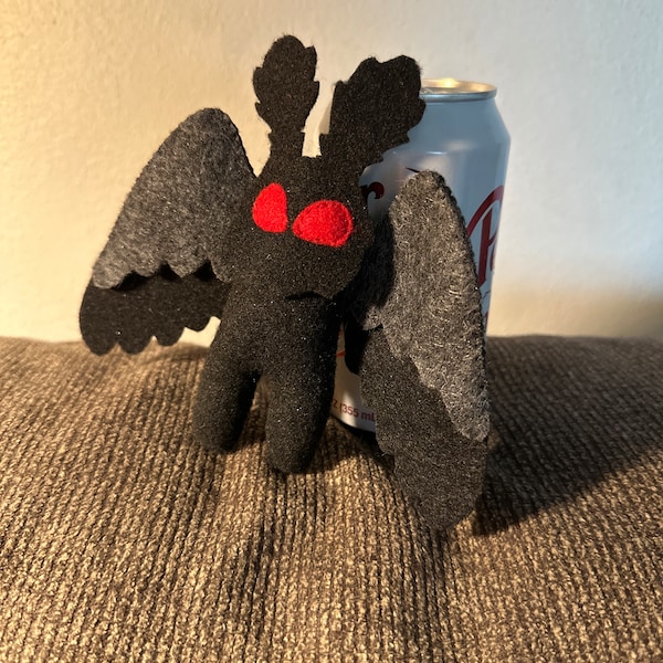 Felt Mothman Ornament - Cryptid Plush - Etsy