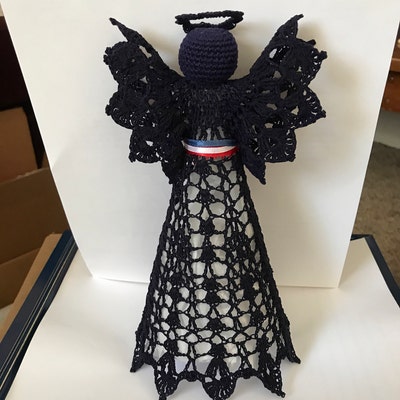 Crochet Angel Tree Topper - Etsy