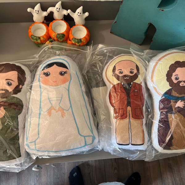 Set of 50 2x4 Saint Stickers With Feast Day. Kids Saint Stickers. First ...
