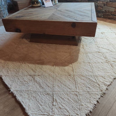 Large White Rug 170x240 Cm, White Area Rug, Abstract Living Room Rug ...