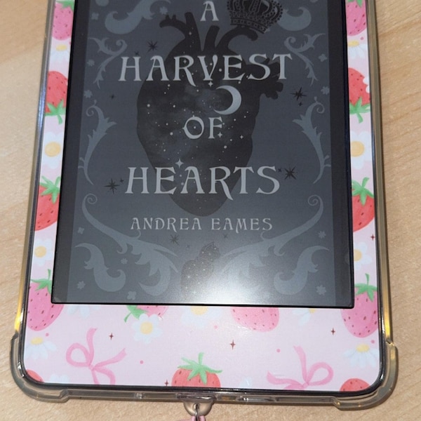 Coquette Strawberry Vinyl Wrap, Kindle Skin, Kindle Wrap, Kobo Libra ...