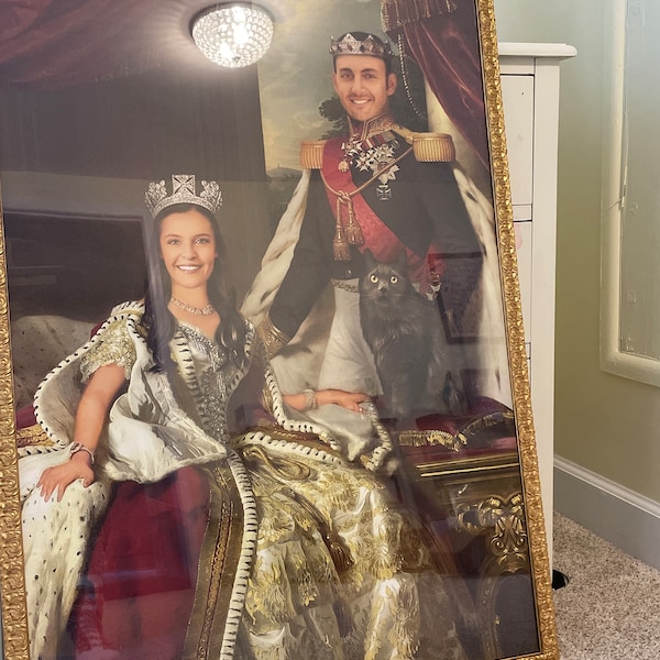 Custom Royal Portrait for Couple, Historical Portrait, Renaissance ...