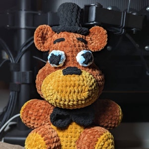 Freddy Fazbear Plush Crochet Pattern - Etsy