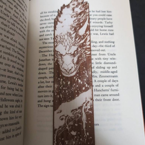 Middle-earth Scroll Map Wooden Bookmark Lord of the Rings Bookmark ...