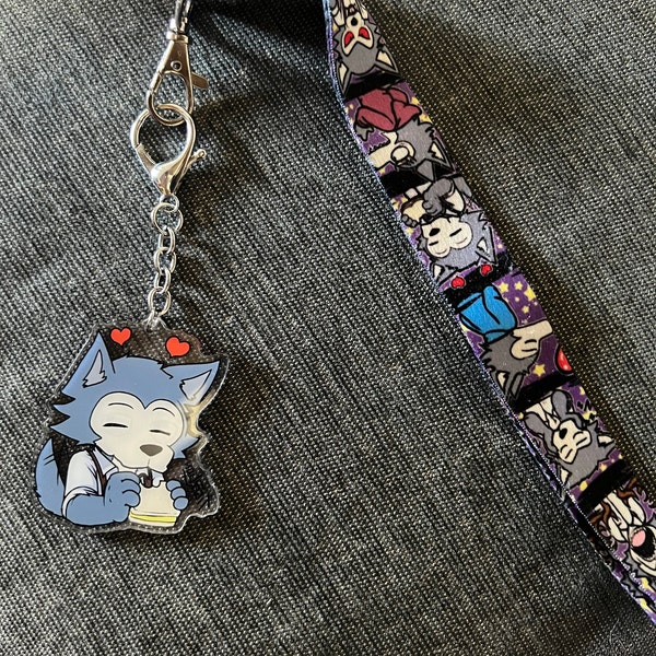 Keychain Legoshi Louis Beastars - Etsy