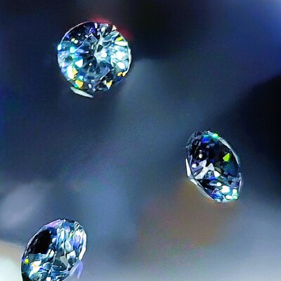 Glass Jewel 10mm Round Faceted Diamond Cut Pointed Back - Etsy