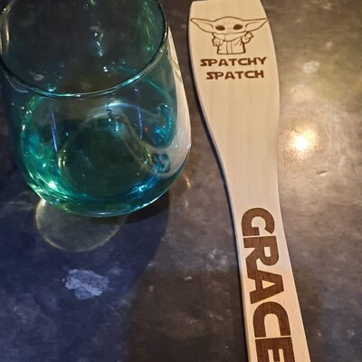 Star Wars Inspired Wooden Spatchy Spatch Spatula - Etsy UK