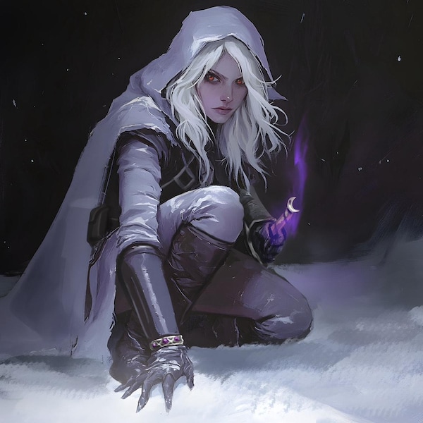 Custom Fantasy Character Portrait, Dungeons and Dragons Art ...