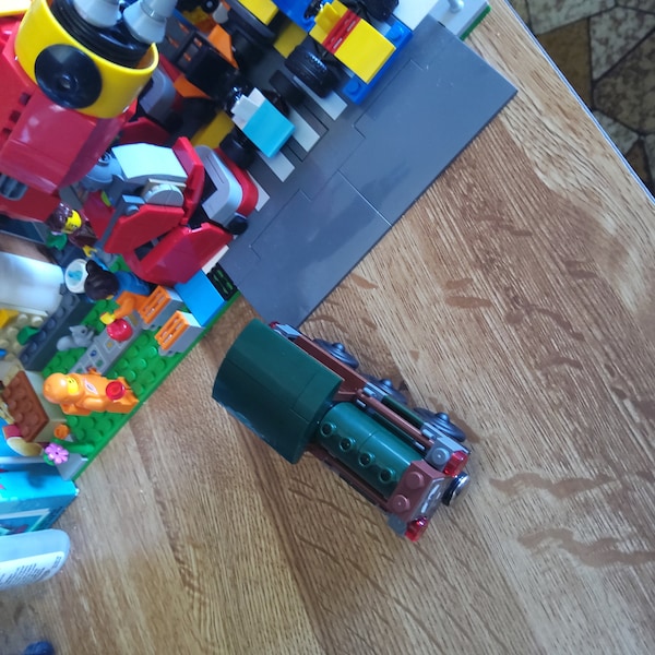 Train Storage Bin and Play Mat - Wooden Railway Toy Storage Box With ...