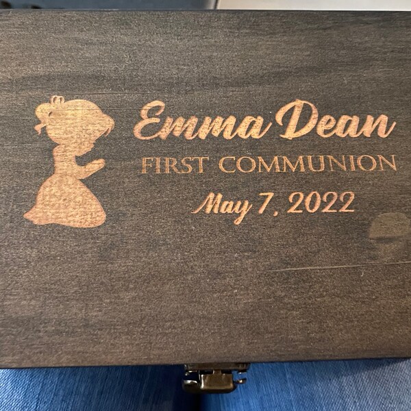 First Holy Communion Gift Box, Memory Box, 1st Communion Keepsake Box ...