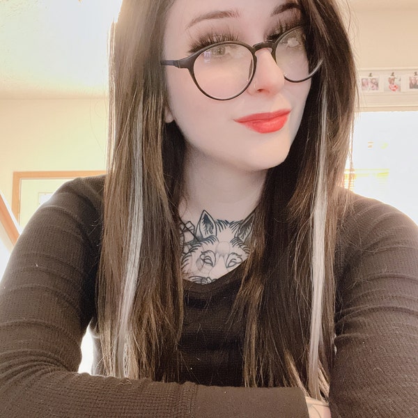 Zebra Tiger Stripe Clip in 18 Inch Hand Made Hair Extension 12 Colours ...