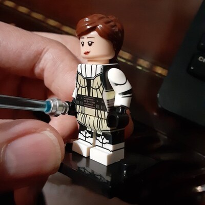 Models Built of LEGO® Bricks GAMER DESK Setup Computer Dual Screen Seat ...