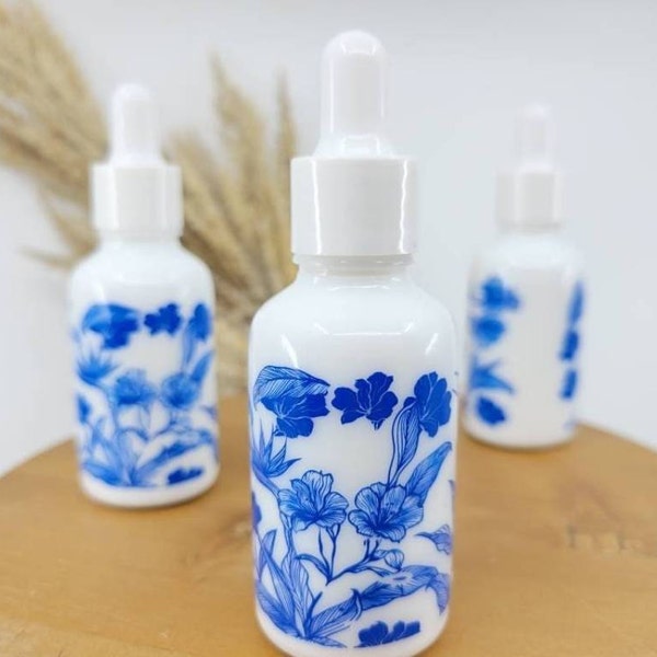 Set of 4 Glass Mini Dropper Bottles | Superior Quality 2ml Glass Bottle ...