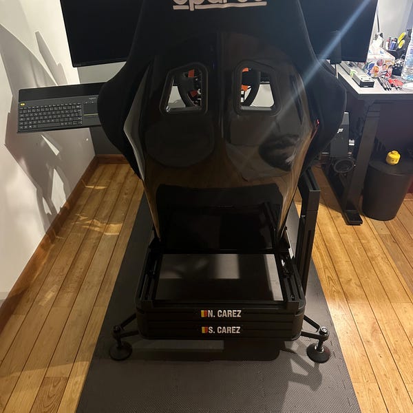 Custom Sim Racing Sign Name Tag and Flag for Driving Rigs Simulators ...