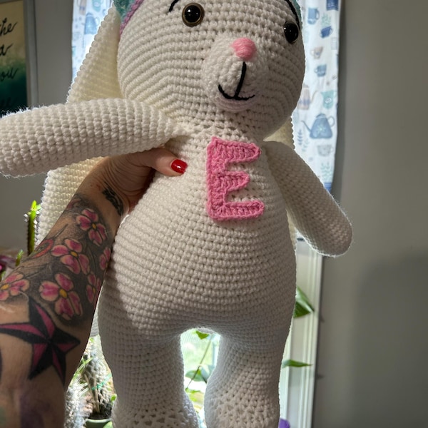 Big Bunny Crochet Pattern / Amigurumi Bunny Pattern / PDF Crochet Plush ...