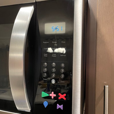 Microwave Tactile Stickers - Etsy