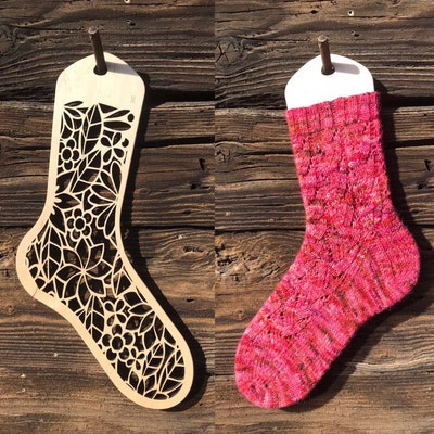 Sock Blockers, Wooden Sock Form, Sock Stretcher, Blocking Hand Knitted ...