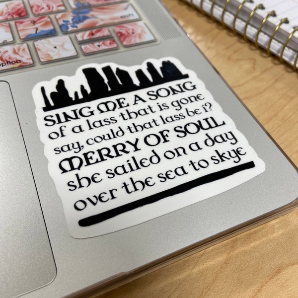 Outlander Stickers Outlander Gifts Outlander Art Outlander Bookmark ...