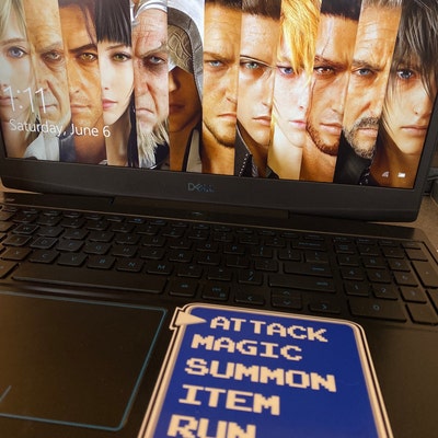 ATTACK MENU From Final Fantasy Funny Video Game Bumper Sticker - Etsy