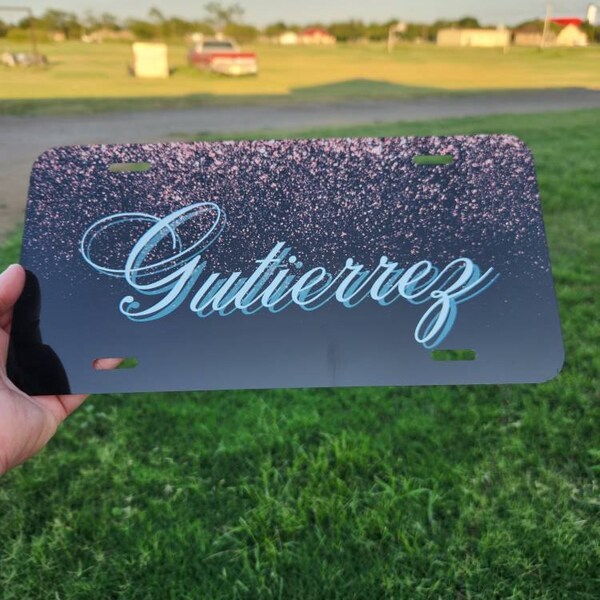 Car License Plate Template, for Sublimation, Canva, Cricut, SVG, PNG ...