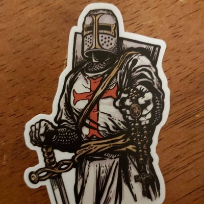 3 Rosary Crusader Vinyl Sticker - Etsy