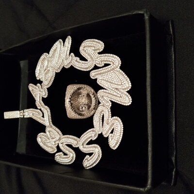 1.6 ATL Customize Any Letter Symbol/name/number Hip Hop Pendant ...