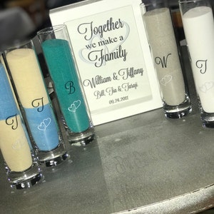 Blended Family Wedding Sand Ceremony Shadow Box Set Unity | Etsy