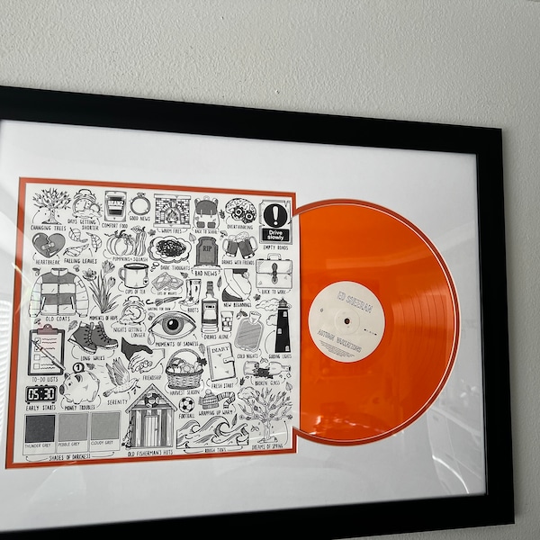 Picture Mat for LP Record and Album Cover 16x20 COLOR OPTIONS Rounded ...
