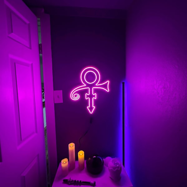 Prince Symbol LED Neon Sign - Etsy