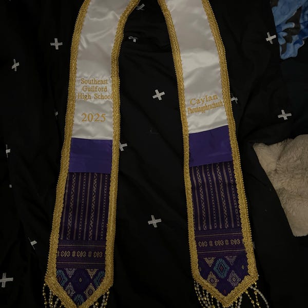 Traditional Laos Graduation Stoles and Graduation Sash, Leis, Mums - Etsy
