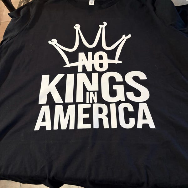 No Kings in America Print SVG PNG JPG | No Kings Tshirt Design | No ...