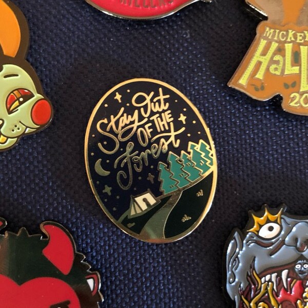 Stay Out of the Forest Enamel Pin - My Favorite Murder - Murderino ...