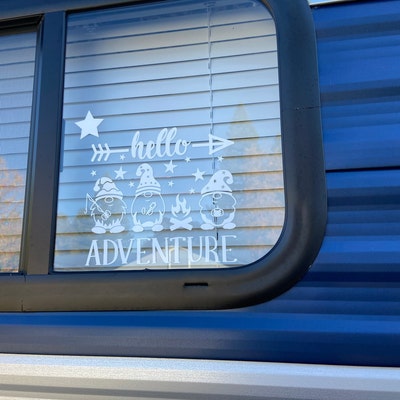 Camping Decal Adventure Decal Camper Stickers Adventure - Etsy