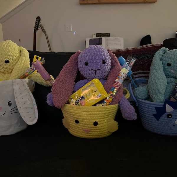 The Boho Bunny Stuffie Crochet Pattern Rabbit Crochet Pattern Easter ...
