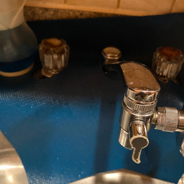 White Double SINK EDGE GUARD, Kitchen, Splash and Countertop Protector ...