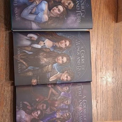 A Court of Thorns and Roses Complete Jackets Set Sarah J Maas, acotar ...