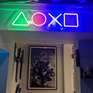 Gamer Room Decor Ledgaming Zone Neon Signgamer Room Neon | Etsy