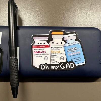 MRI Tech Graffiti Sticker Vinyl Laminated Sticker - Etsy