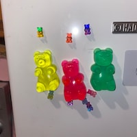 Rainbow Gummy Bear Table Gummy Bear Resin Art Funky Furniture Resin ...