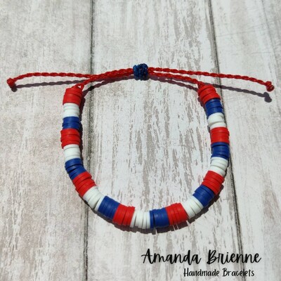 4mm, 6mm Vinyl Heishi Disc Beads, Bright Red, Polymer Clay Beads, Vinyl ...