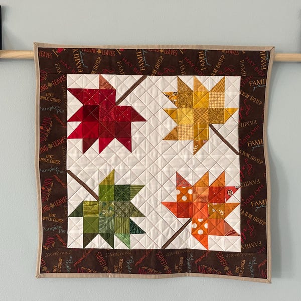 Slow Stroll Unfinished Crib Quilt TOP by Fancy That for Moda Fabric, 38 ...